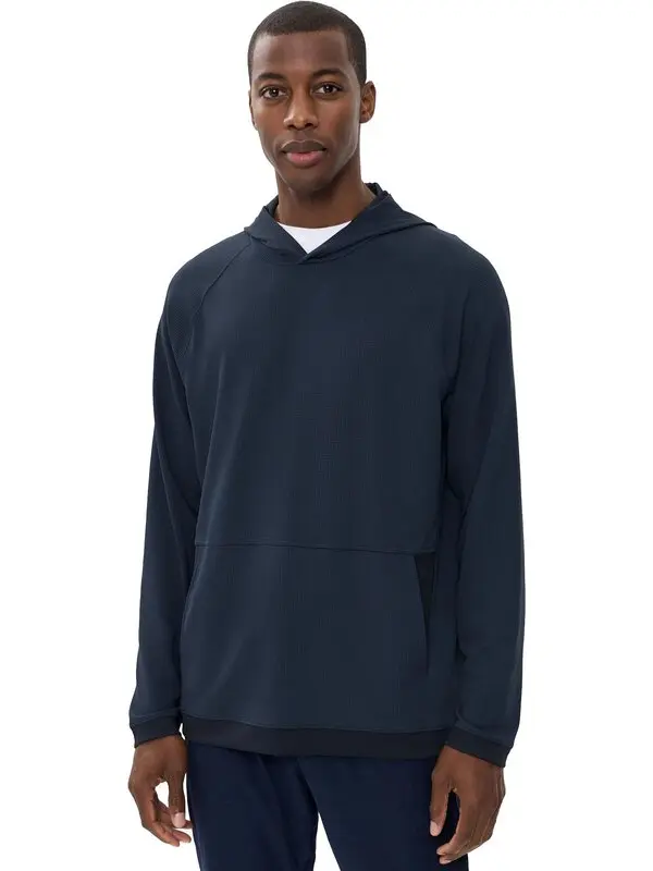 RHONE Waffle Tech Hoodie - True Navy