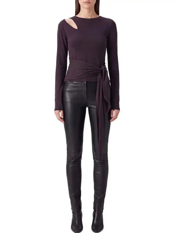 Federica Tosi Slim Fit Long-sleeve Jumper - Brown