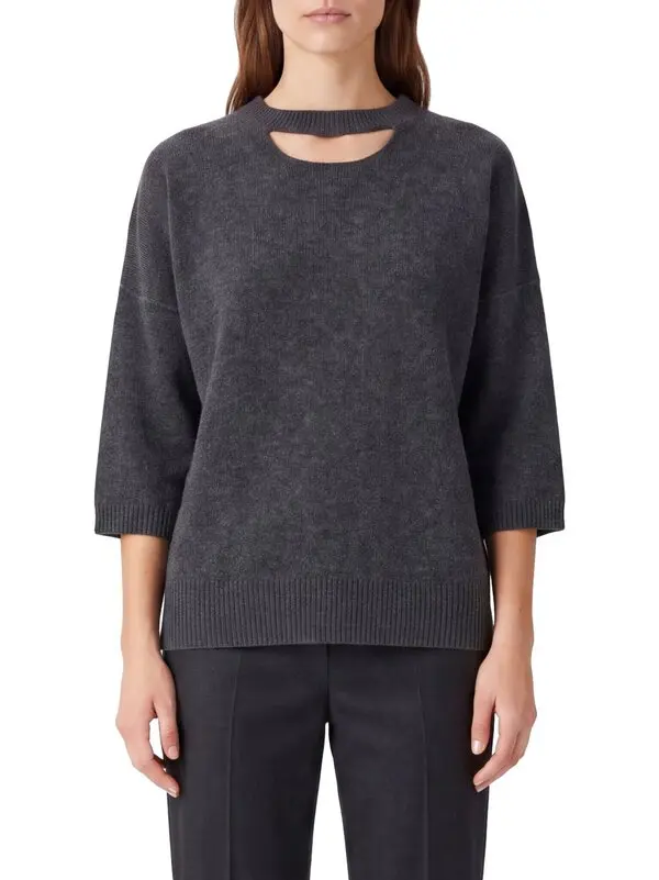 Federica Tosi Cutout Detail Sweater - Grey