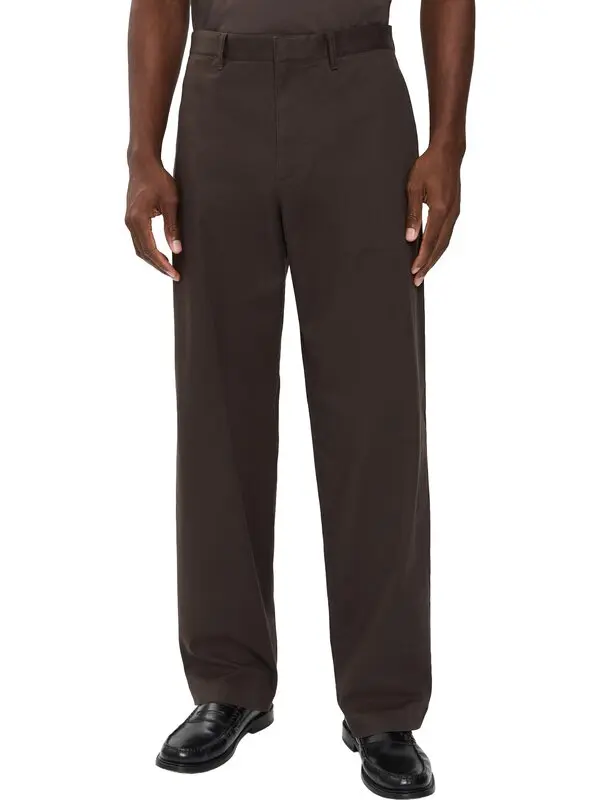 Theory Straight Chinos - Classic Brown