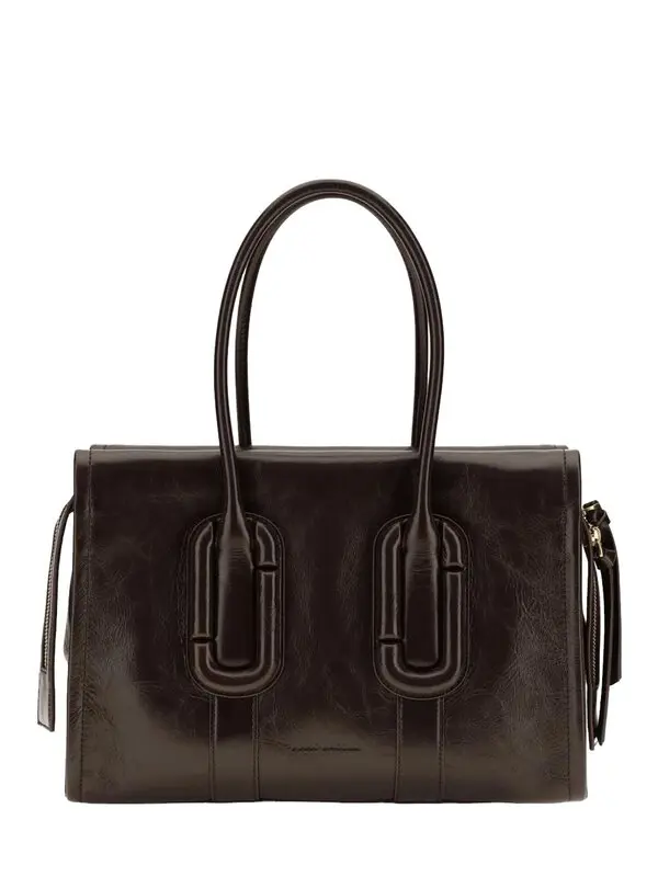 Marc Jacobs Leather Shoulder Bag - Brown