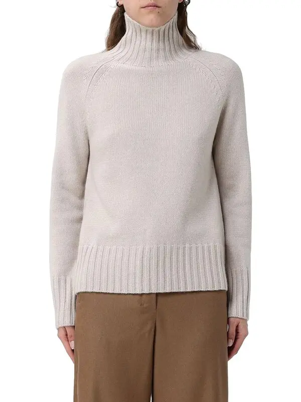 Max Mara Wool And Cashmere Blend Turtleneck - Beige