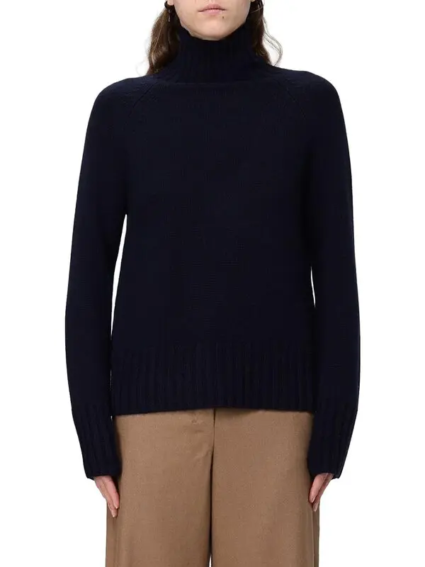 Max Mara Wool And Cashmere Blend Turtleneck - Blue