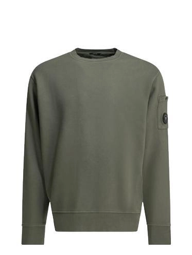 C.P. COMPANY Crewneck Logo Sweatshirt - Green