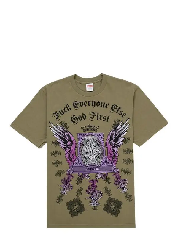 Supreme Money Tee Shirt - Olive