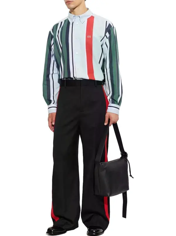 Loewe Side-stripe Trousers - Black