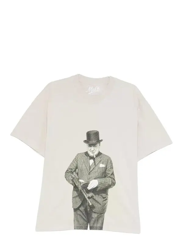 MELT Graphic-print T-shirt - Neutrals