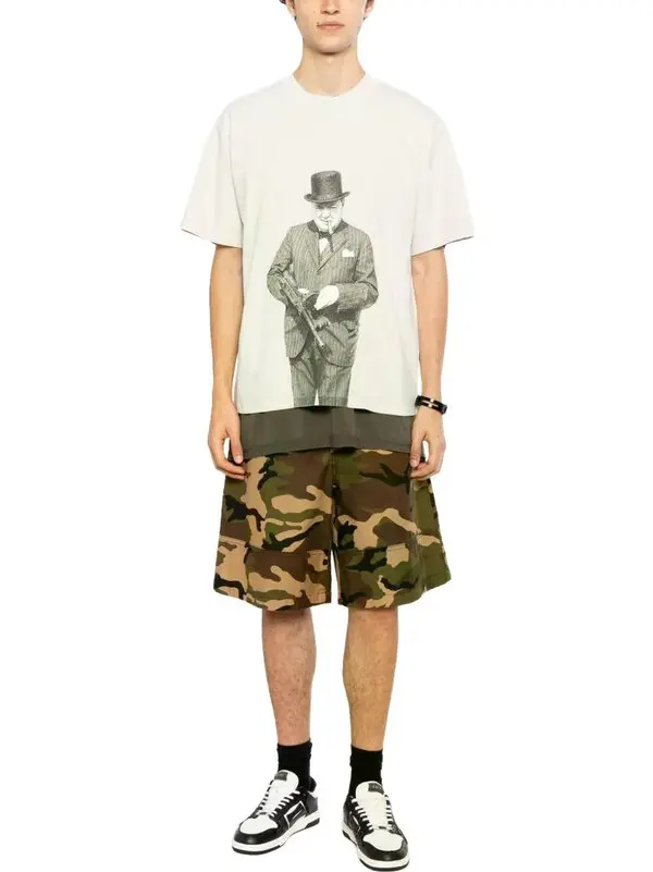MELT Graphic-print T-shirt - Neutrals