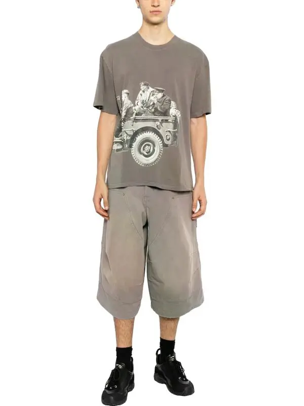 MELT Graphic-print T-shirt - Grey