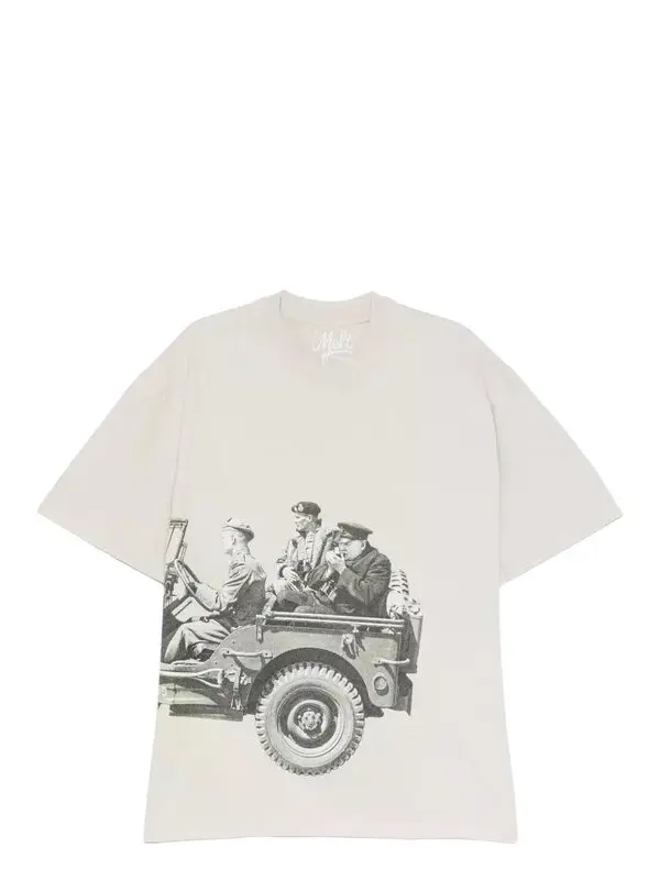 MELT Graphic-print T-shirt - Neutrals