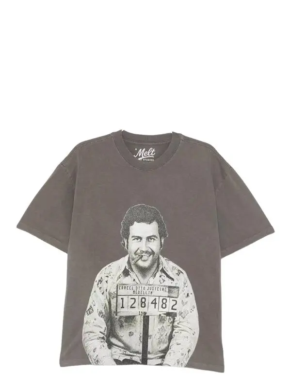 MELT Graphic-print T-shirt - Grey