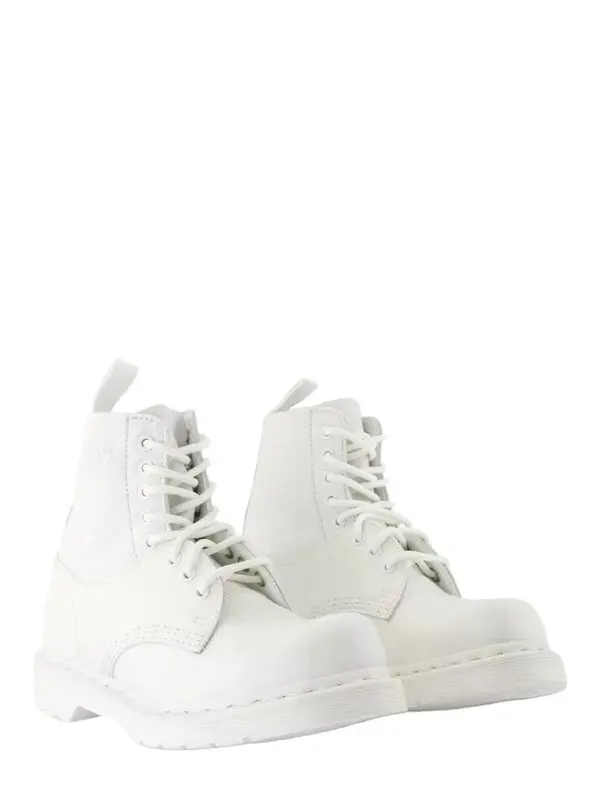 MAISON MARGIELA X Dr. Martens 1460 Lace-up Ankle Boots - White