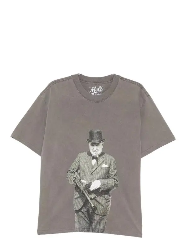 MELT Graphic-print T-shirt - Grey