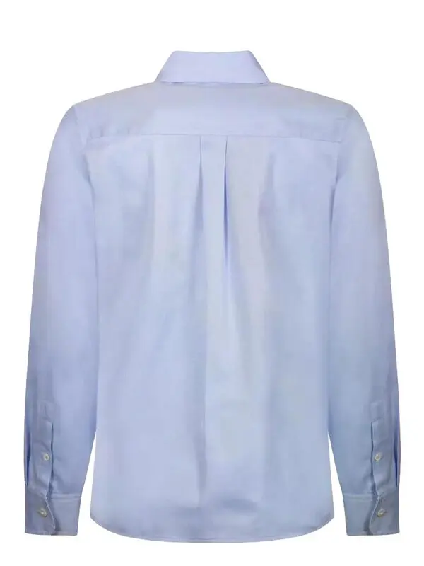 Max Mara Oxford Embroidered Shirt - Blue