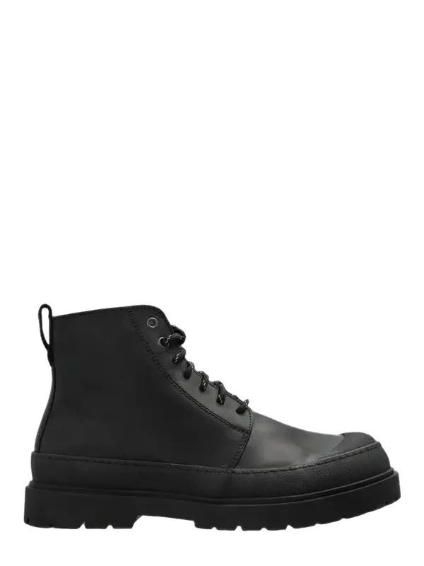 BIRKENSTOCK Prescott Lace Up Biker Boots - Black