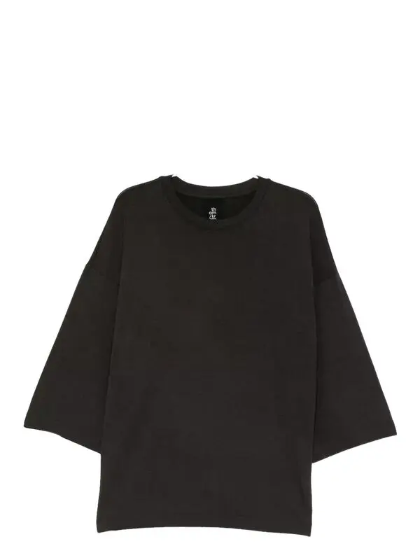 THOM KROM Drop-shoulder Short-sleeve T-shirt - Black