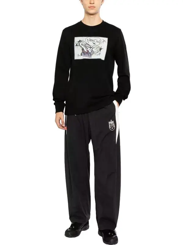 Moncler Graphic-print T-shirt - Black