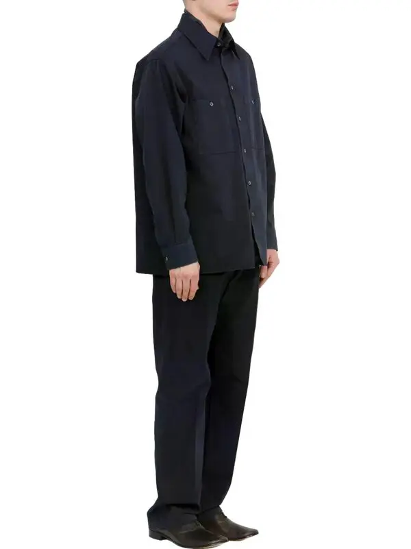 MAISON MARGIELA Two-pocket Buttoned Shirt - Blue