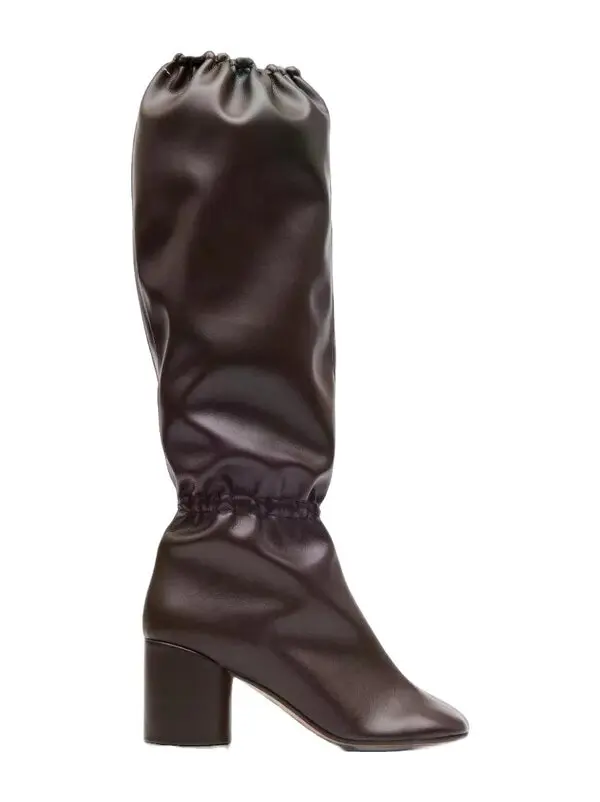 MAISON MARGIELA Anatomic Elasticated-detail Knee-high Boots - Brown