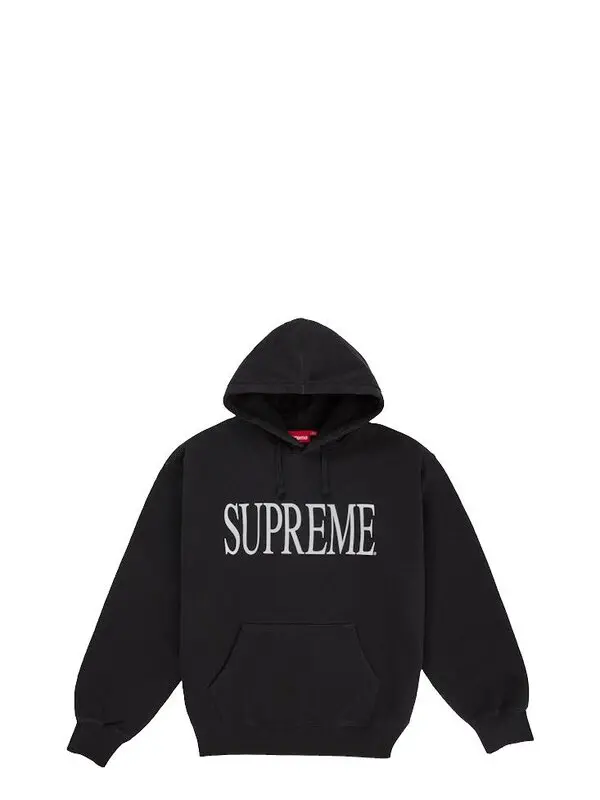 Supreme Capital Hooded Sweatshirt - Black