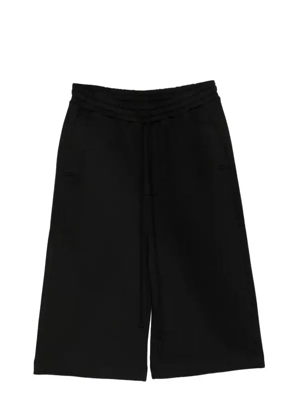 THOM KROM Drawstring Wide-leg Track Pants - Black