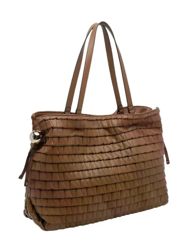 Liu Jo Large Riccy Embossed Bag - Brown