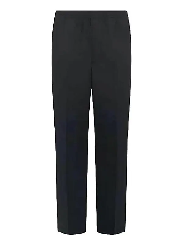 DEPARTMENT 5 Elasticated-waistband Straight Trousers - Black
