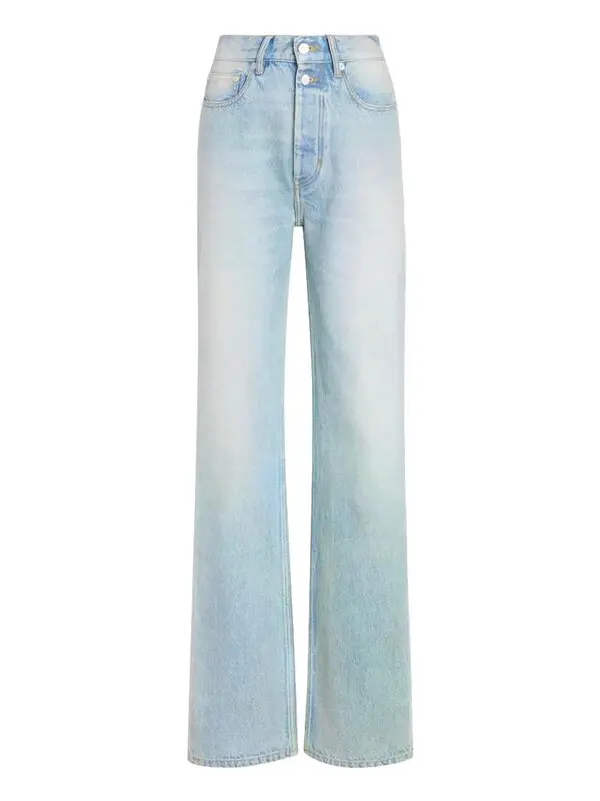 Proenza Schouler Tabetha Jeans In Rigid Denim - Blue
