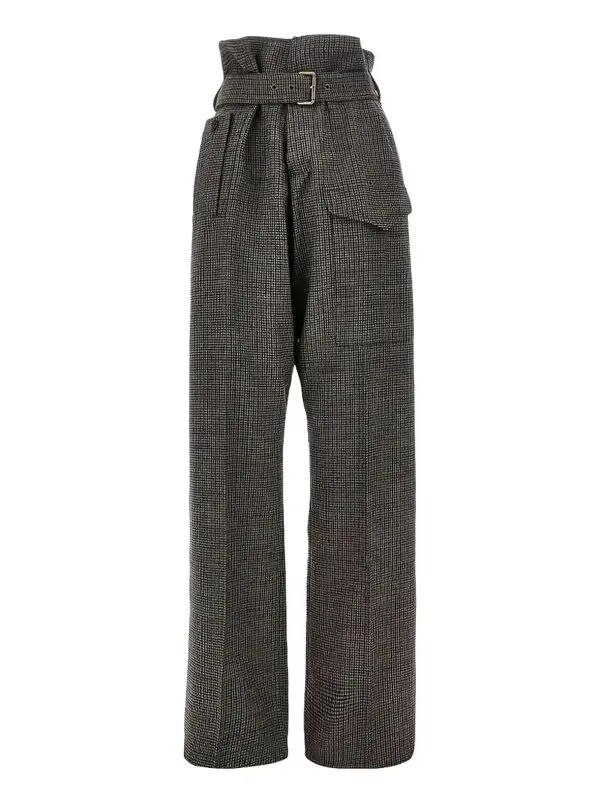 Etro Belted Trousers - Grey