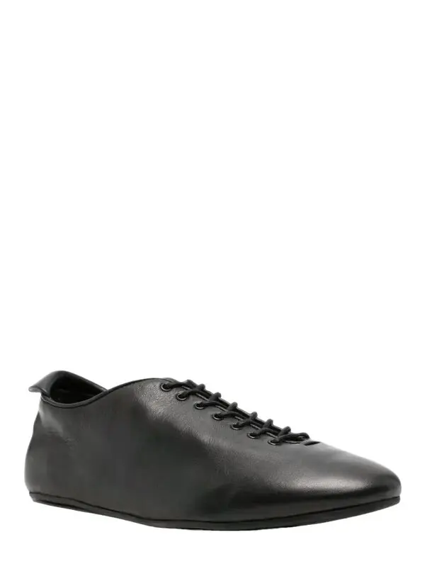 Jacquemus The Tennis Slippers Leather Sneakers - Black