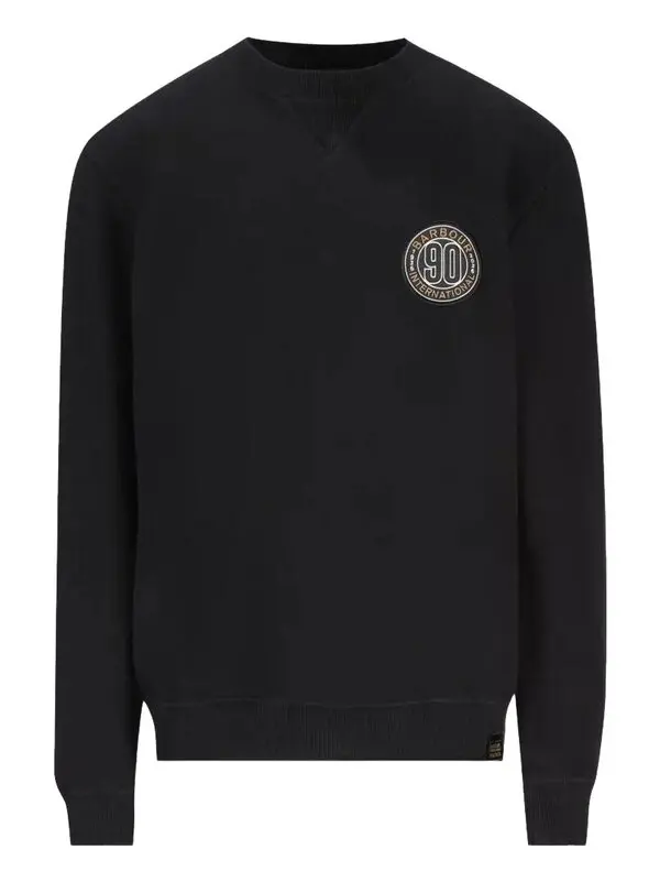 Barbour 90th Anniversary Logo-patch Sweater - Black
