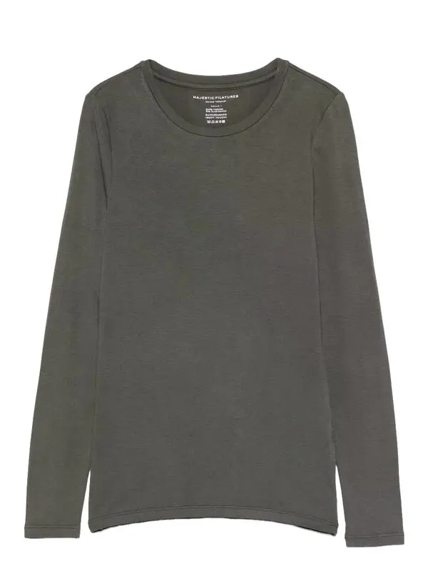 Majestic Filatures Long Sleeve T-shirt - Green