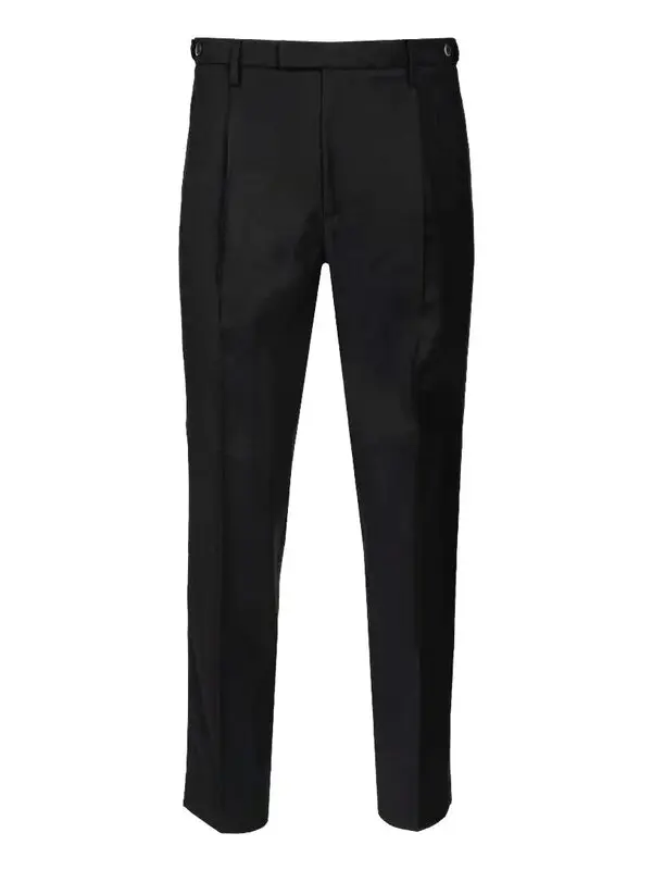 Barena Venezia Masco Flan Pleated Trousers - Black