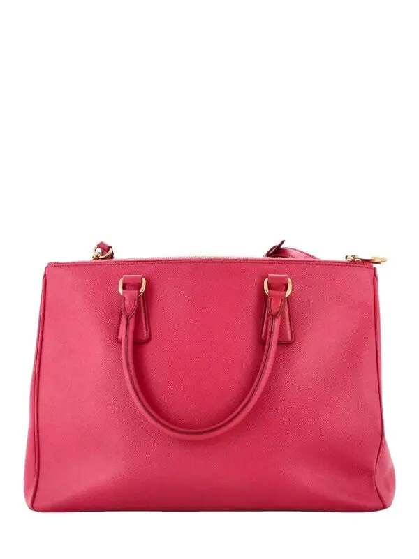 Prada Lux Saffiano Leather Medium Tote Bag - Pink