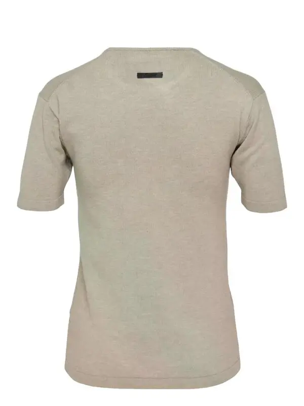 Fear Of God Logo-patch T-shirt - Grey