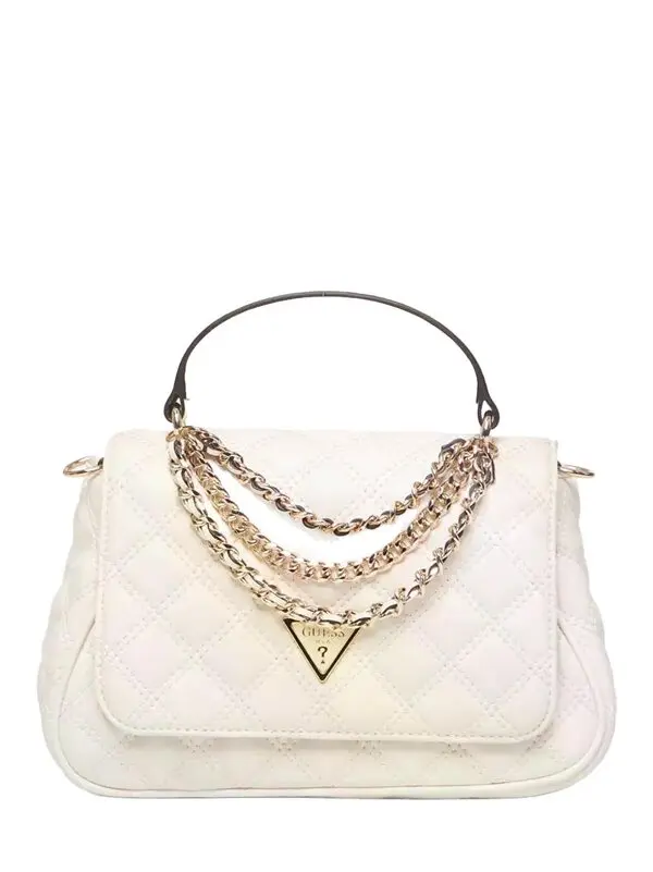 Guess Giully Quilted Chain-detail Tote Bag - Neutrals