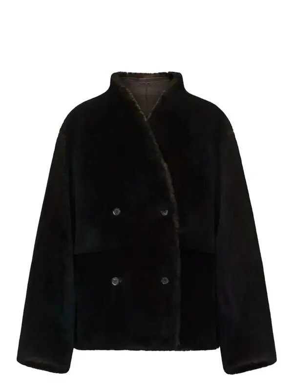 Loulou De Saison Catherine Shearling Jacket - Brown