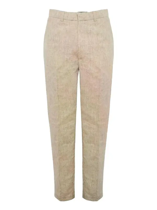 YVES SALOMON Linen Trousers - Neutrals