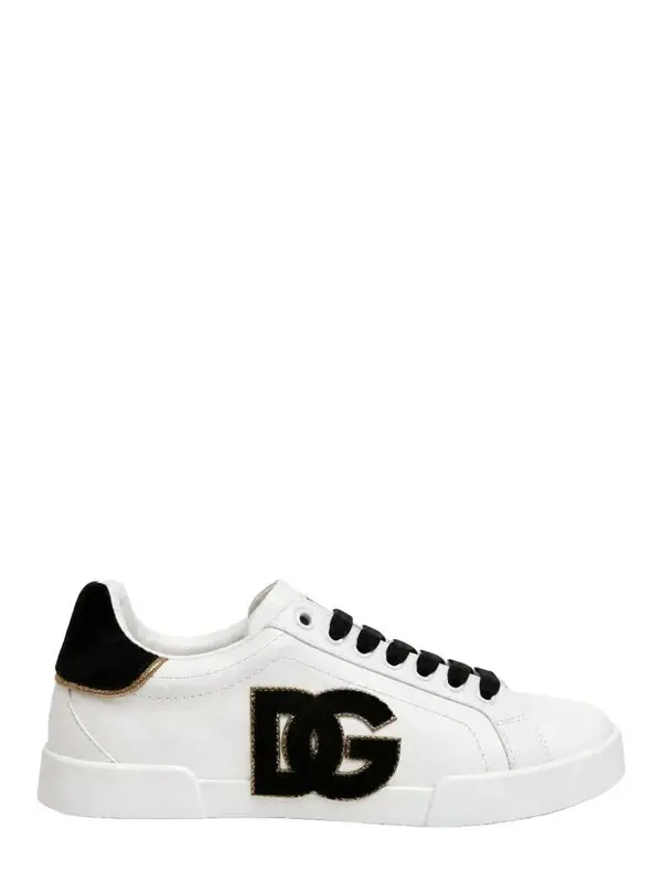 Dolce & Gabbana Dg Logo-patch Sneakers - White