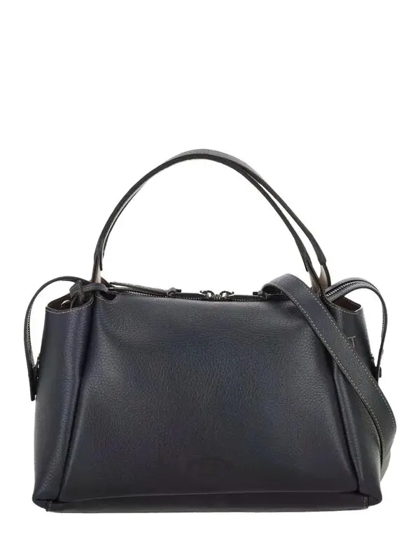 TOD'S Leather Bowling Bag - Blue