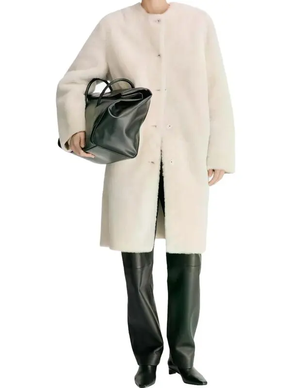 Loulou De Saison Elba Reversible Coat - Neutrals