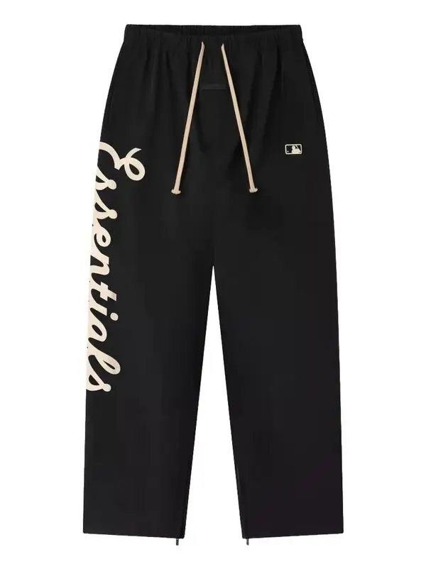 Fear Of God Mlb Logo-print Track Pants - Black