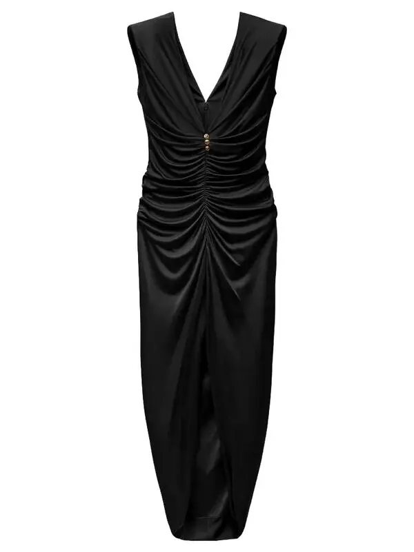 Versace Viscose-jersey Gown - Black