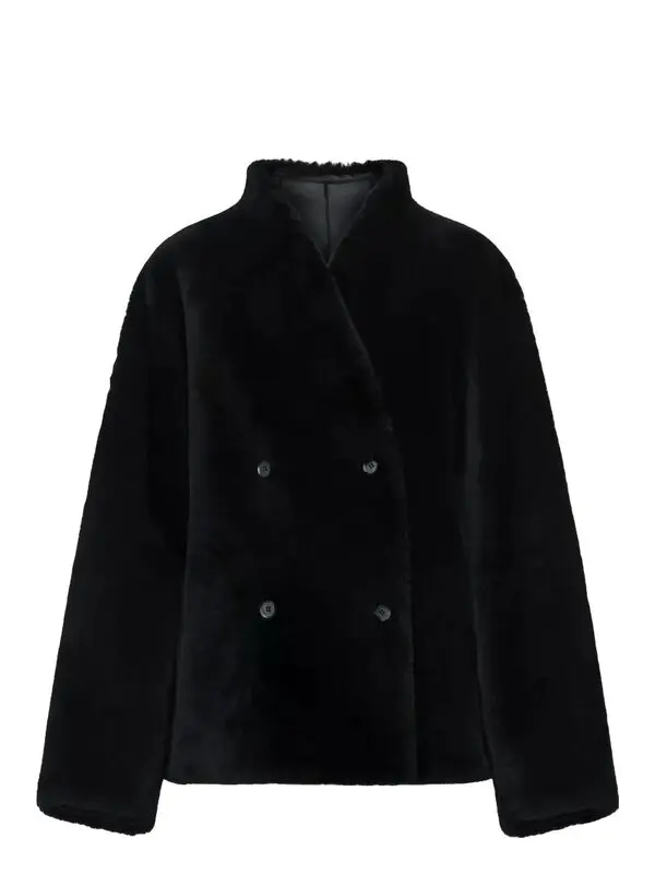 Loulou De Saison Catherine Shearling Jacket - Black