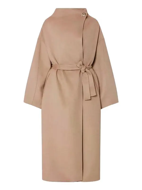 Liu Jo Oversized Wool Coat - Neutrals