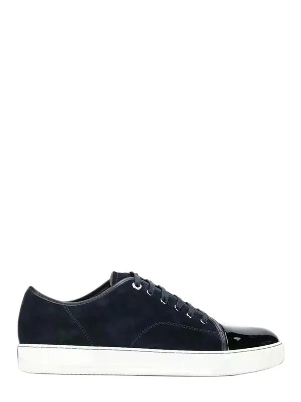 LANVIN Dbb1 Sneakers In Patent Leather And Suede - Blue