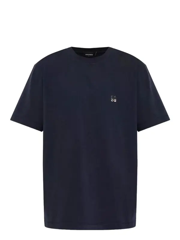 Dsquared2 Logo-detail Round-neck T-shirt - Blue