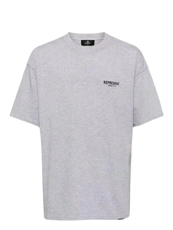 REPRESENT Owners' Club Logo-print T-shirt - Grey