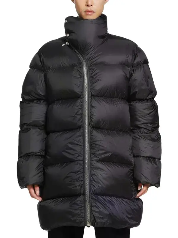 Rick Owens Turtle Padded Down Coat - Black