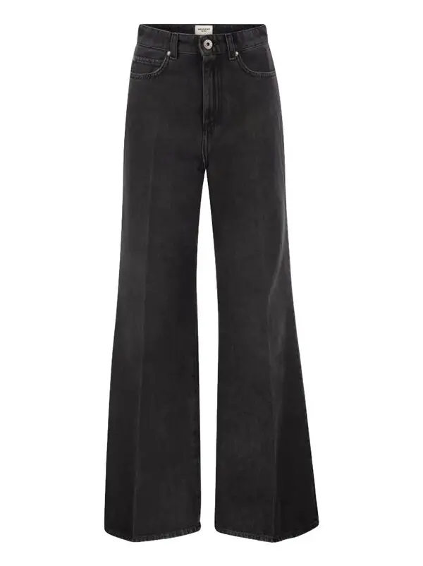 Max Mara Wide-leg Jeans - Black